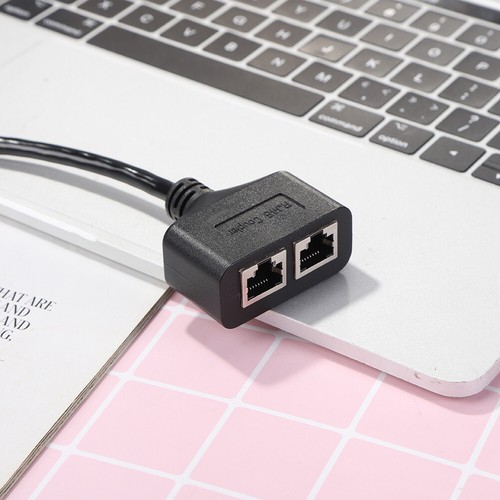 RJ45 Ethernet Network Expansion Splitter PC Internet 1 to 2 Plug ...