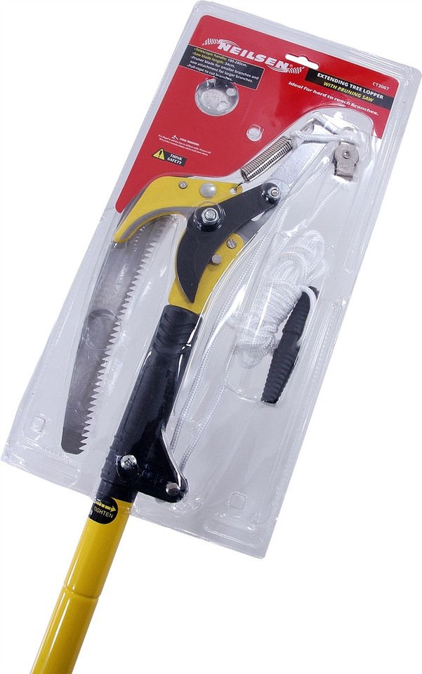 Extendable Telescopic Tree Pruner Garden Branch Cutter Lopper Inc Saw ...