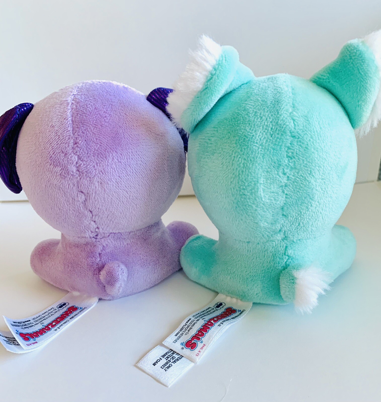 TWO Squeezamals 3Deez Brennan Dog & Ken Koala Slow Rising Plush | eBay