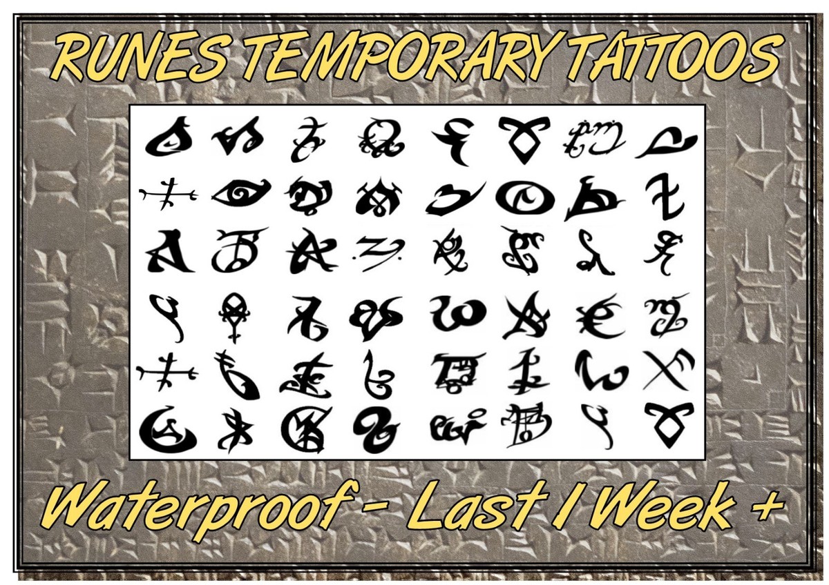 The Mortal Instruments Runes Tattoo