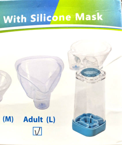 NEW Inhaler Spacer for Adults Aerochamber Spacer with Silicone Face ...