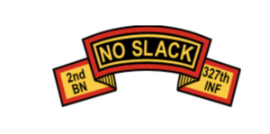 4" 2nd battalion 327th infantry no slack army bumper sticker decal usa ...