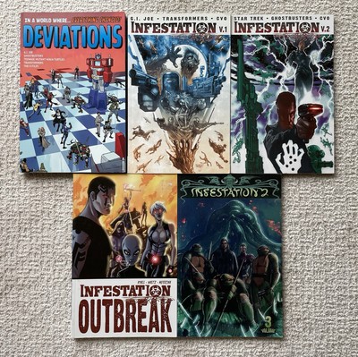 DEVIATIONS & Infestation Tpbs - TMNT GHOSTBUSTERS X-FILES Gi Joe ...