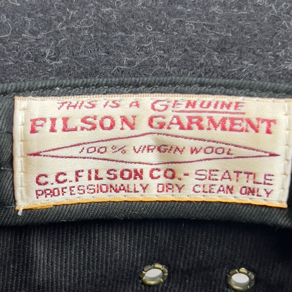 Filson 100% Virgin Wool Packer Hat Mens XL Gray Style 60025 Warm ...