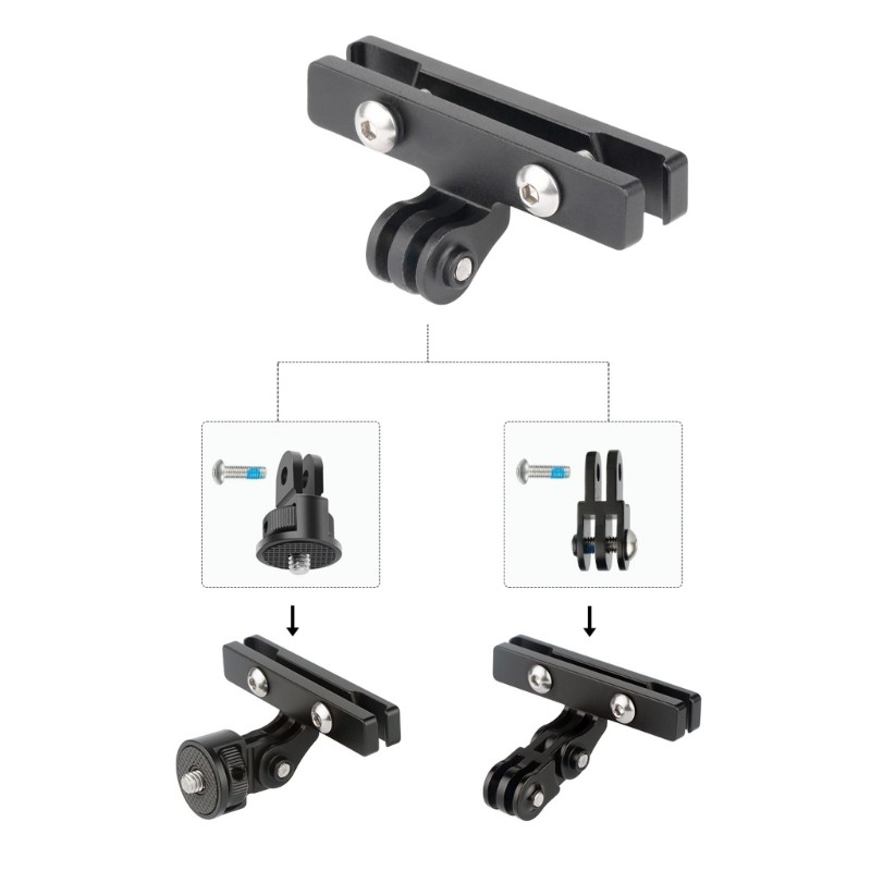 Universal Bike Seat Clamps Angles Adjustable Bike Seat Rail Mount ...