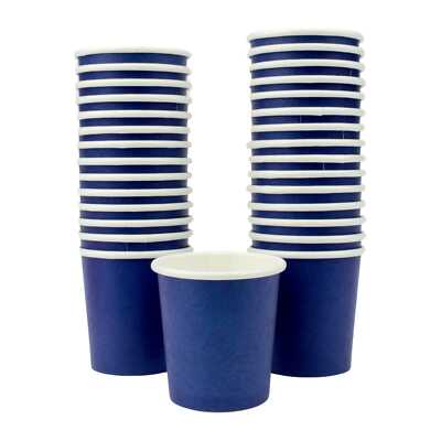 Earth Eco Friendly Fsc Paper Biodegradable Blue Shot Cups 30ml Party 30 ...