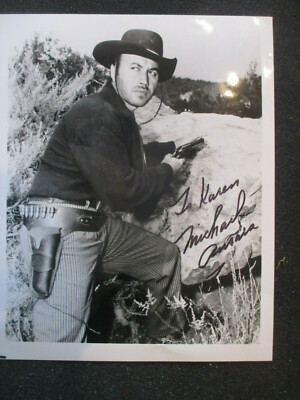 Autographed photo: Michael Ansara. Actor. Cochise / Star Trek. Hand ...