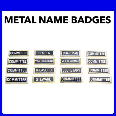 Committee Metal Name Badges for Club Committee run clubs and ...