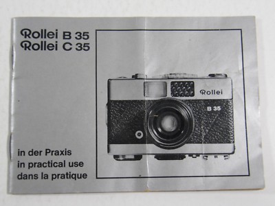 Rollei-Werke Rollei B 35, Rollei C 35 Catalog-English, German French | eBay