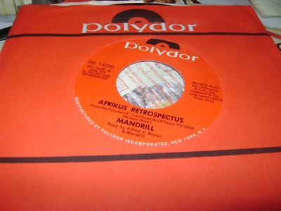 MANDRILL MANGO MEAT/AFRIKUS RETROSPECTUS 14200 NORTHERN SOUL 45 7 ...