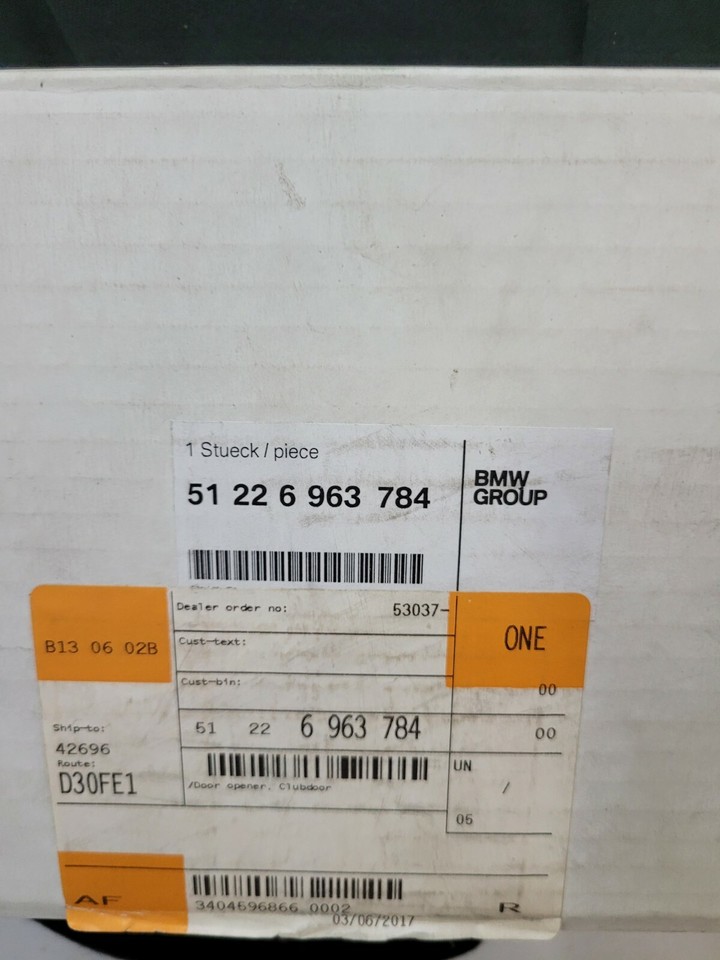 OE Mini Cooper 51 22 6 963 784 Interior Door Handle 51226963784 | eBay