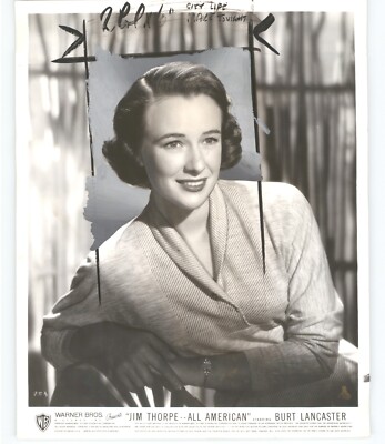 HOLLYWOOD Actress PHYLLIS THAXTER "Jim Thorpe - All American" 1951 ...