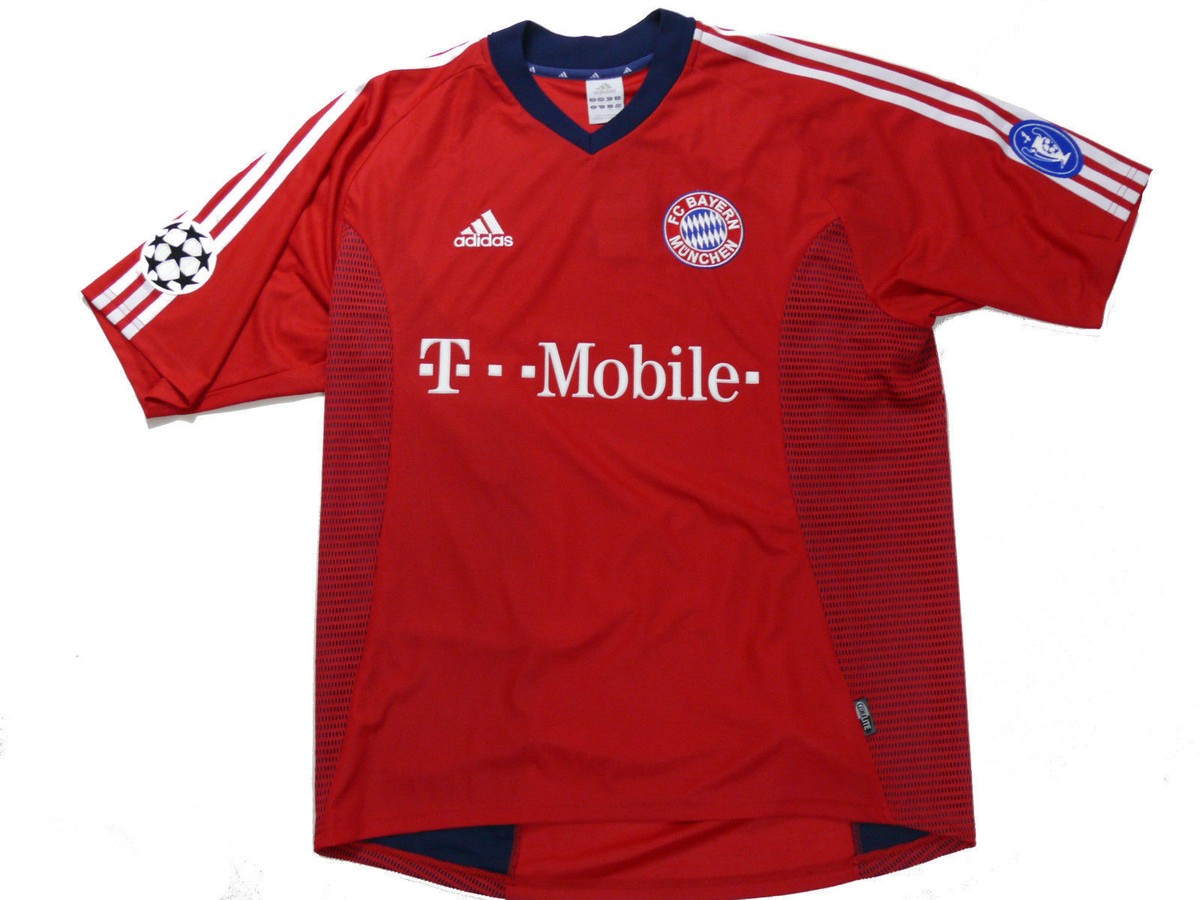 adidas Bayer Munich 2002 Home Soccer Jersey XL Champion adidas Bayer Munich 2002 Home Soccer Jersey XL Champion