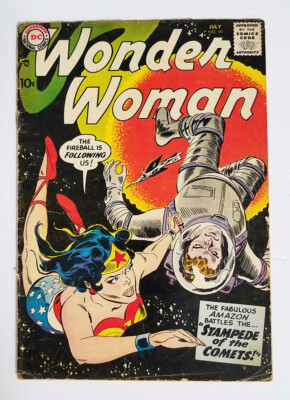 Wonder Woman #99 1958 DC comic New origin story continues origin Diana ...