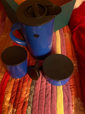 Design Award-winning Vintage Stelton Erik Magnussen Tea Set Original ...