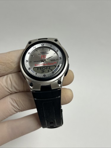 Casio illuminator Telememo 30 World Time 3 Alarm Countdown Timer AW-80 ...