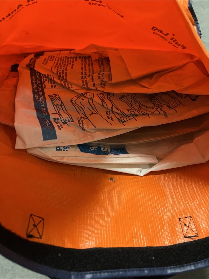 Emergency Kit Inflatable Air Splint Set Hand Wrist Arm Leg Ankle Pump ...