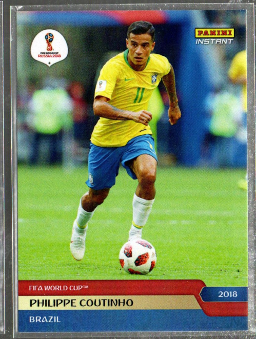 2018 Panini Instant World Cup - Philippe Coutinho #201 /77 for sale ...