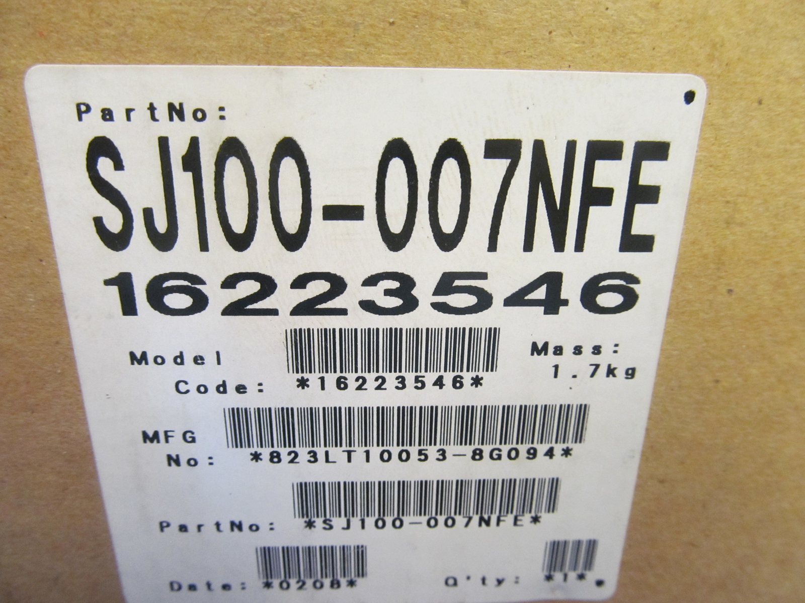 Hitachi SJ100-007NFE Inverter Drive for sale online | eBay