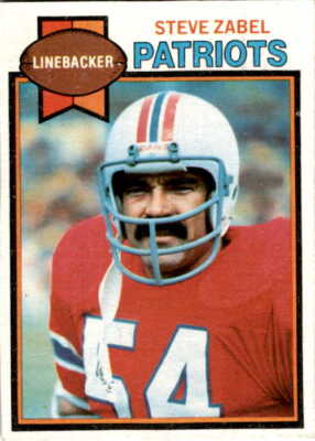 1979 Topps #262 Steve Zabel New England Patriots | eBay