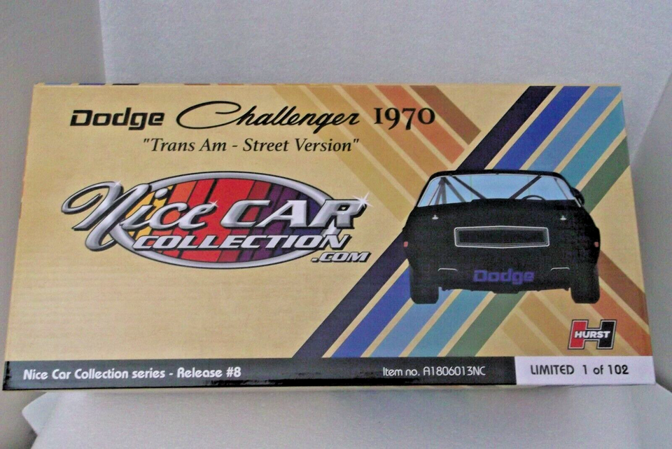 1970 CHALLENGER DODGE TRANS AM NICECAR HURST STREET VERSION ACME 1:18 ...