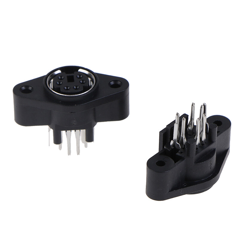 5PCS MDC/S Terminal Socket DIN Jack Connector Mini PS2 6Pin 6P Sockety ...