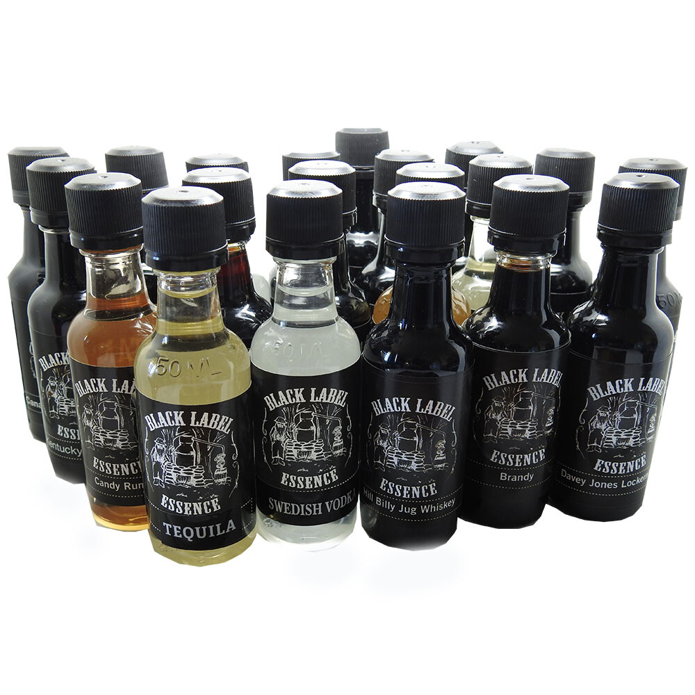 Black Label Essence - 20 x 50ml sample deal - Spirit Flavours | eBay
