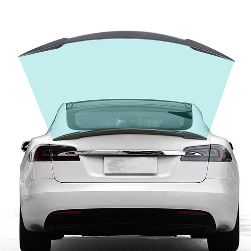 Real Carbon Fiber Rear Wing Trunk Spoiler For Tesla Model S 12-22 21 20 ...