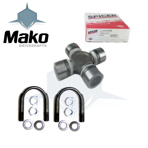 Spicer Driveshaft U-Bolt & Universal Joint Kit 2-94-28X + 1310 Series 5 ...