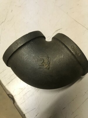 2 1/2" BMI Threaded Elbow 90 | eBay