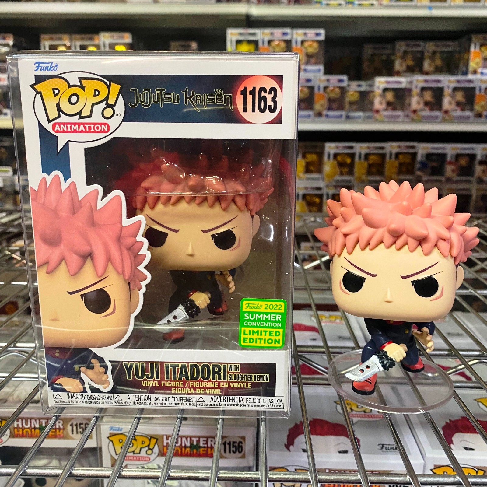 Funko Pop! Jujutsu Kaisen Yuji Itadori w slaughter demon SDCC 2022 ...