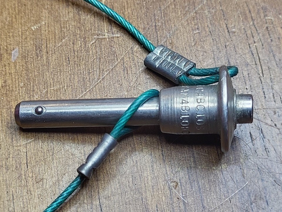 1/4" X 1" STAINLESS AVIBANK BALL LOCK QUICK RELEASE PIN BACP18AM4B10HC ...