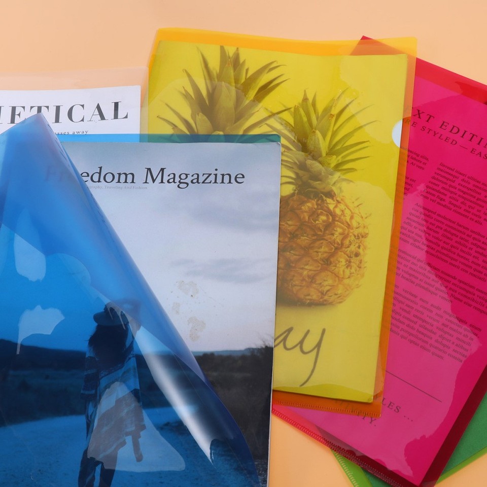 20PCS Transparent Envelope File Document Folder Clear Document Envelope ...