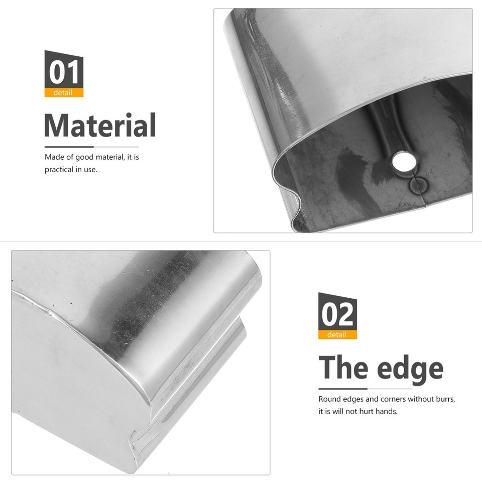 Handrail Fitting Horseshoe Shape Tube Protector Handrail Plug Cover Cap ...