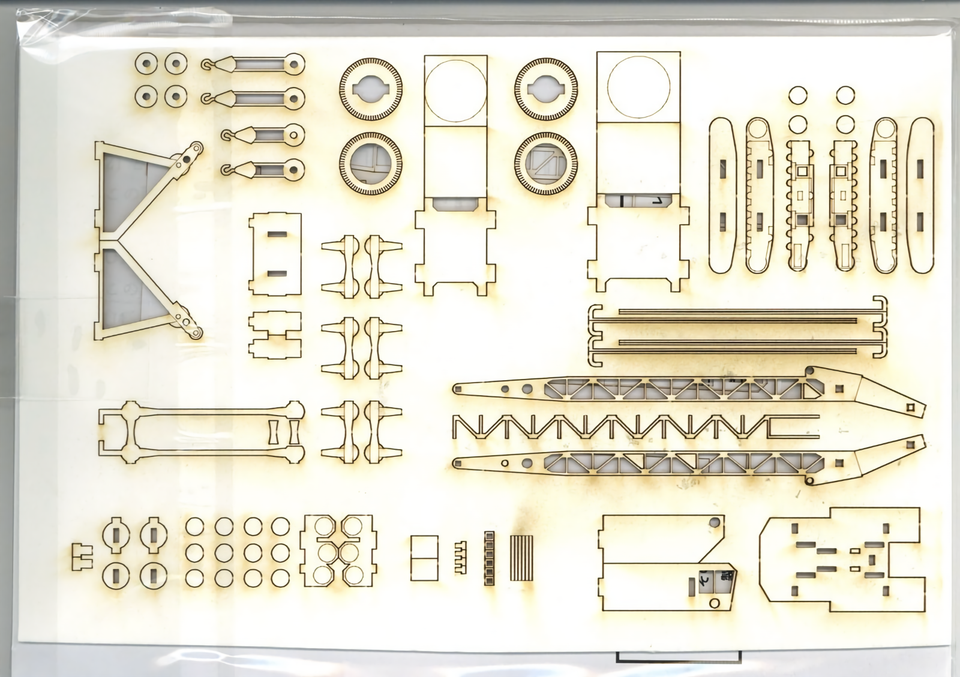 N/1:150 Scale Model Crawler Crane Kit Construction Equipment Miniature ...