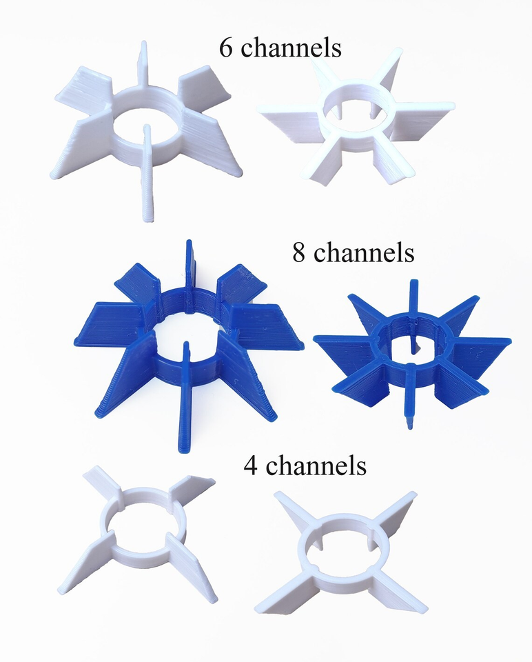 Fluid Acrylic Flower Pouring Tools from 3 to 15 Channels for Abstract ...