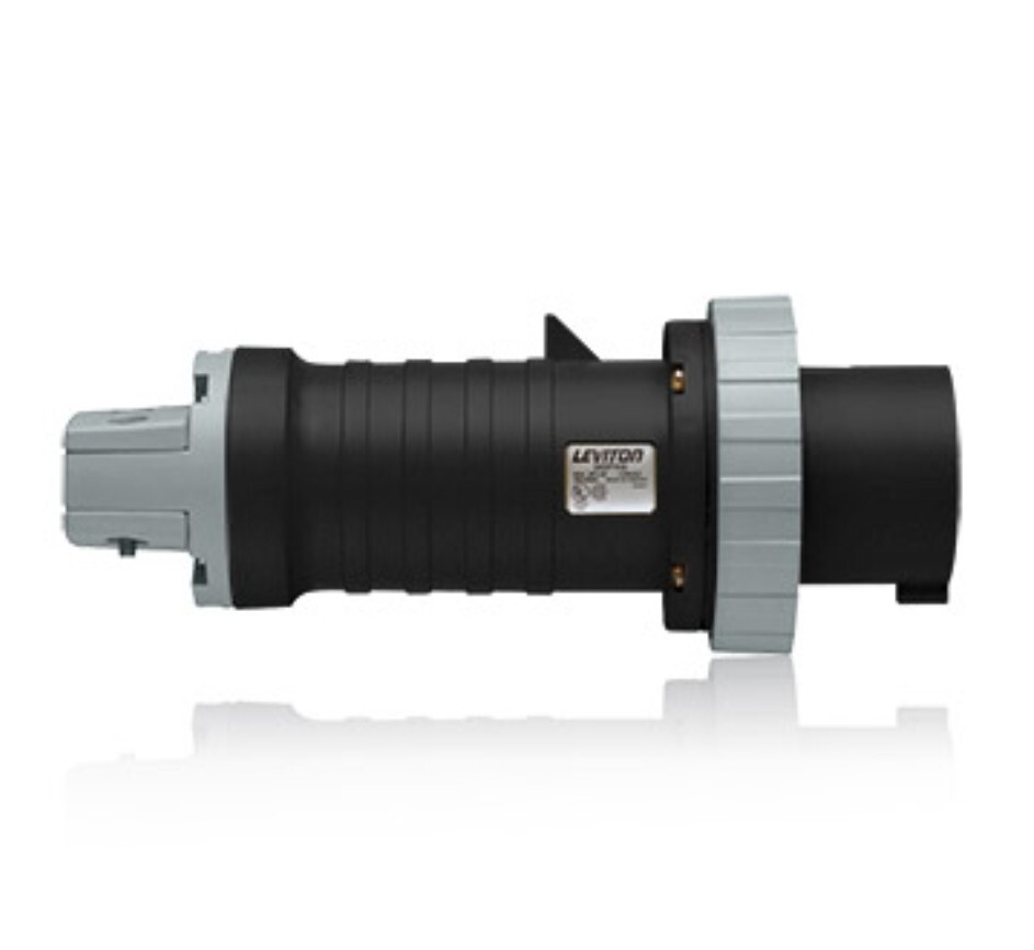 60A 600V 3-Phase Industrial Grade Pin & Sleeve Plug - 3P 4W, NA Rated ...