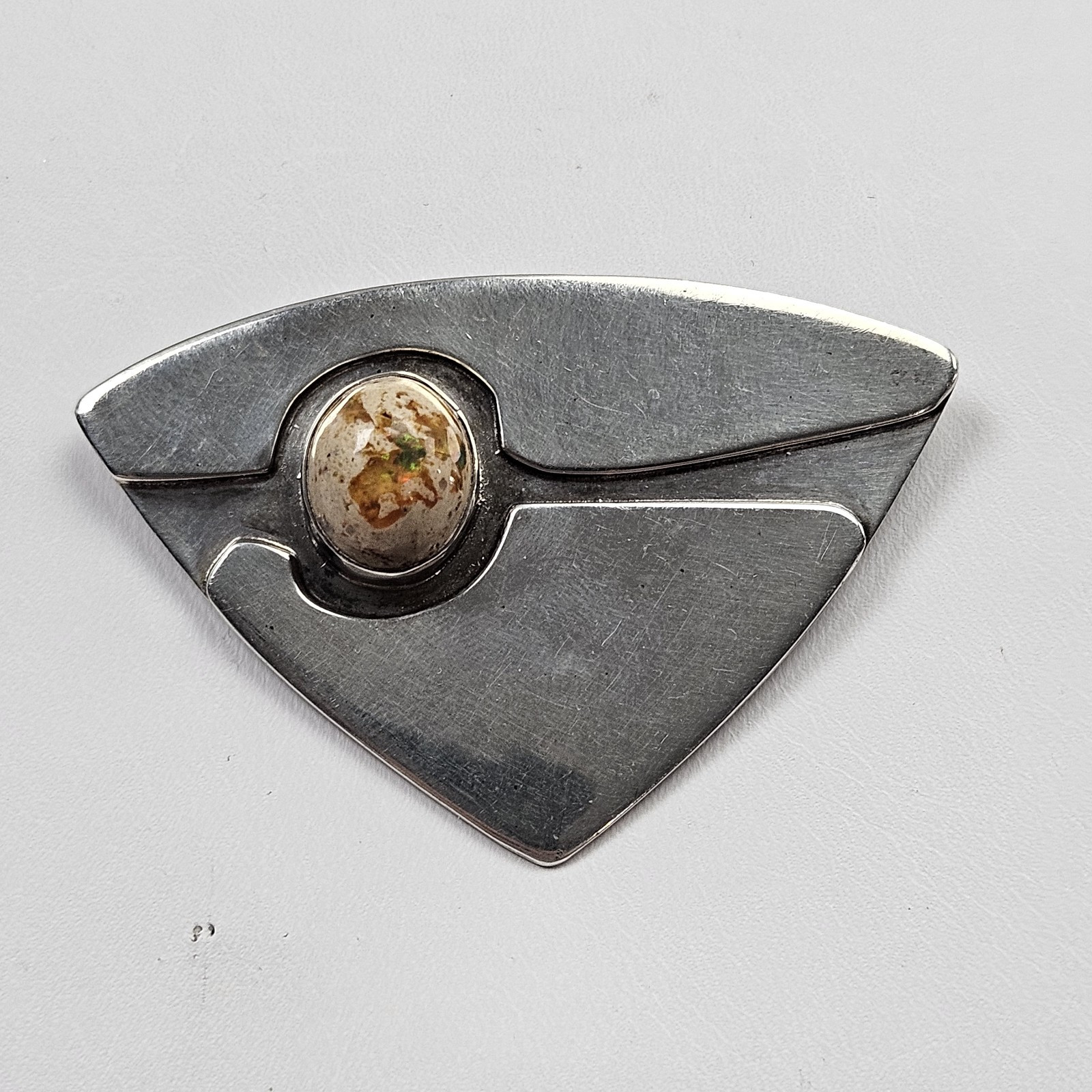 Large Vintage C.A Johnson Sterling Silver Mexican Rhy… - Gem