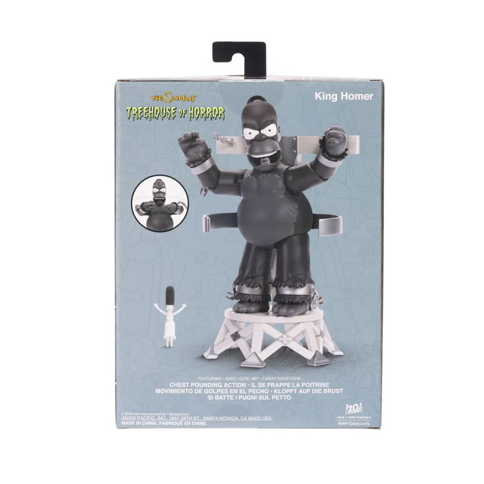 King Homer Premium Action Figure with Mini Marge from The Simpsons by ...