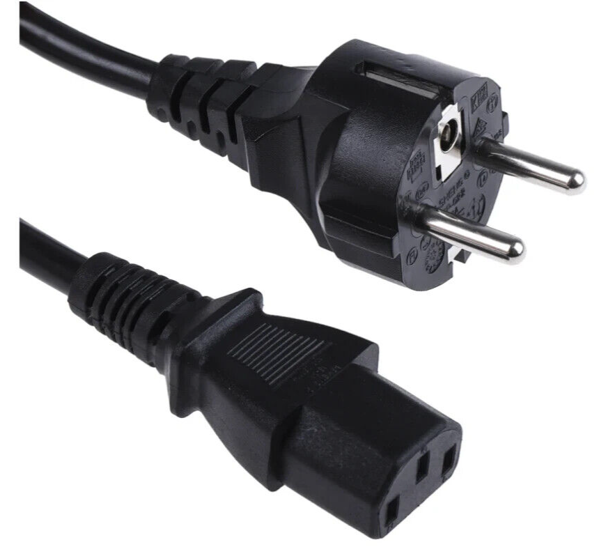 NEW 1.5m OEM Kettle Lead C13 IEC EU Euro European Mains Power Cord ...