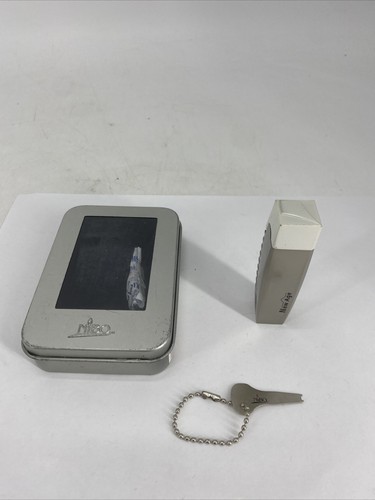 RARE Novelty NIBO "New Age" Refillable Butane Pocket Lighter Pearl ...