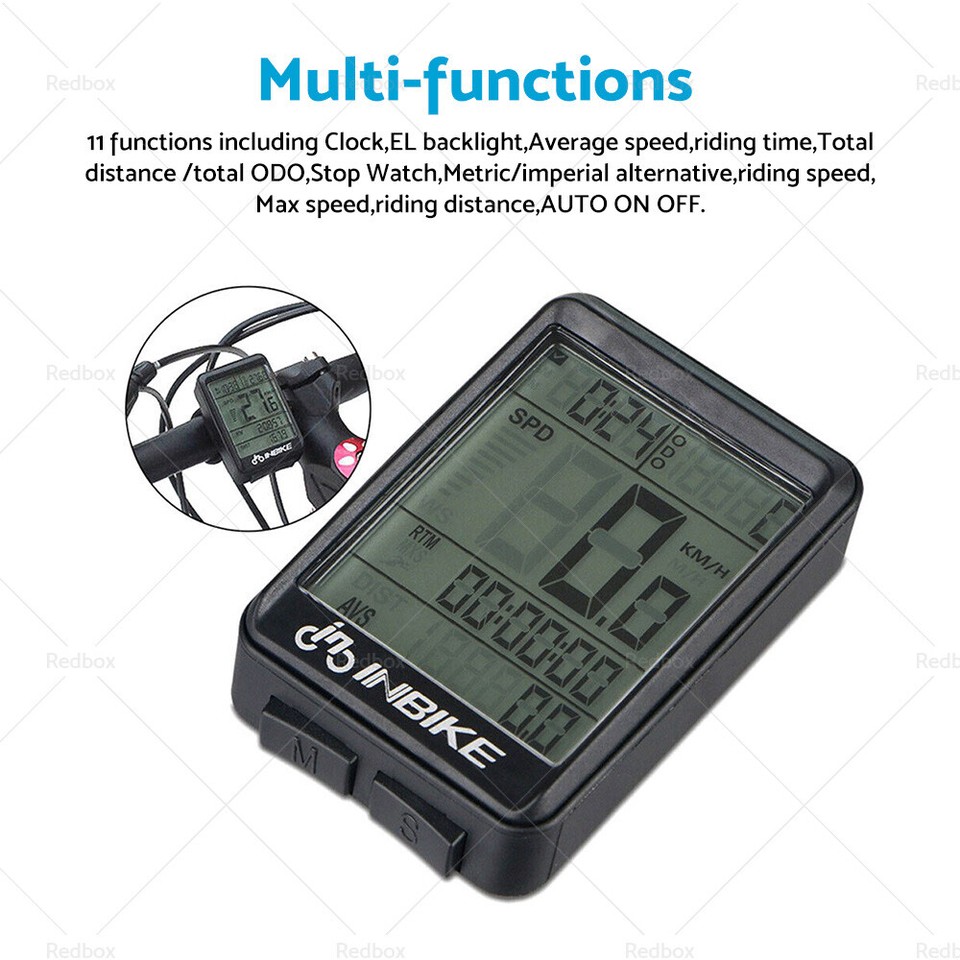 Waterproof Mountain Bike Computer Bicycle Speedometer Cycle Odometer ...