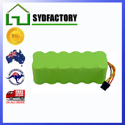 Battery 14.4V 3.0Ah Ni-MH For Devanti RVC-B3000-WH Robot Vacuum Cleaner ...
