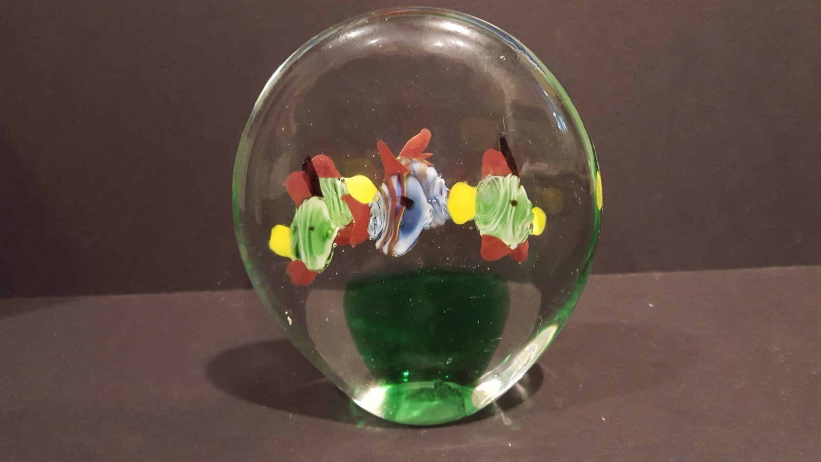 Vintage Double Sided Fish Paperweight | eBay
