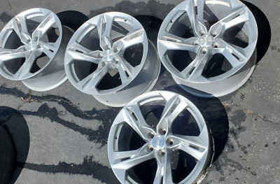 Original 20" Chevy OEM Camaro SS Wheels Stock Silver Rims V6 V8 ZL1 RS ...