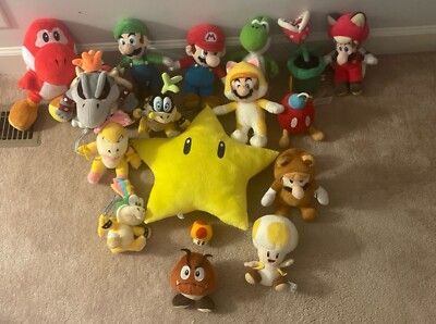 15+ NINTENDO SUPER MARIO BROS PLUSH LOT (SOME RARE) | eBay