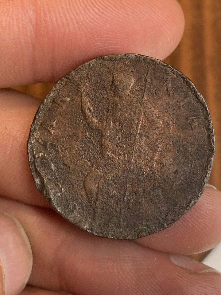 1694 William & Mary English Halfpenny – Cull, Illegible Date - 17th C ...