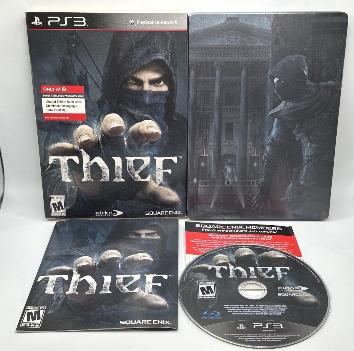 THIEF STEELBOOK - SONY PS3 PLAYSTATION 3 - COMPLETE *TESTED & WORKING ...