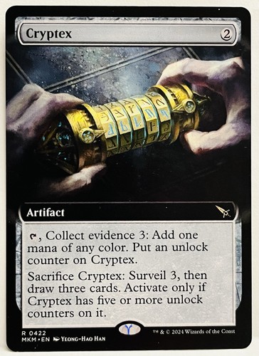 Cryptex (Extended Art) -#422-Murders at Karlov Manor-Regular-LP | eBay