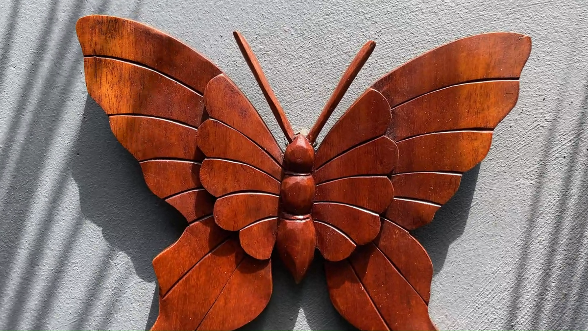 Butterfly Wood Carving
